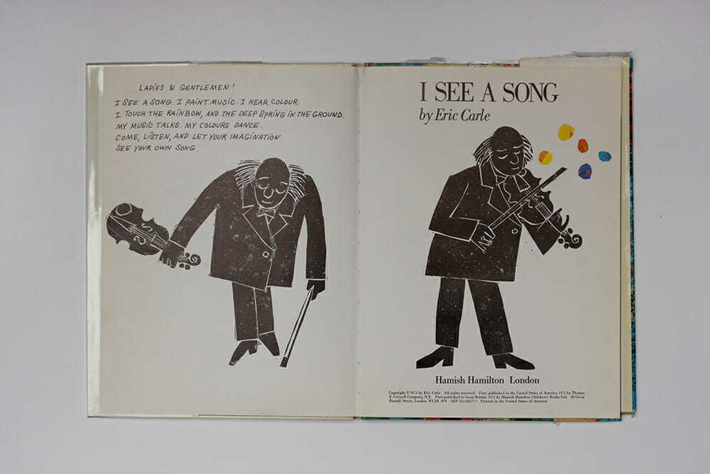 I See a Song – Wordless Books